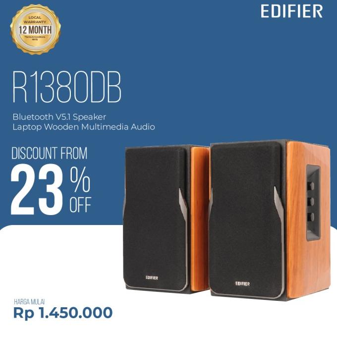 Jual Edifier R1380DB Bluetooth V5.1 Speaker Laptop Wooden Multimedia ...
