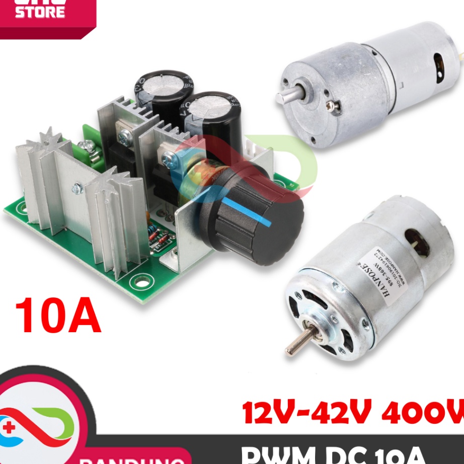 Jual Produk PWM DC 10A 10 A STRONG SPEED CONTROL MOTOR DC LED DIMMER 400W 12V-40V Ready | Shopee ...