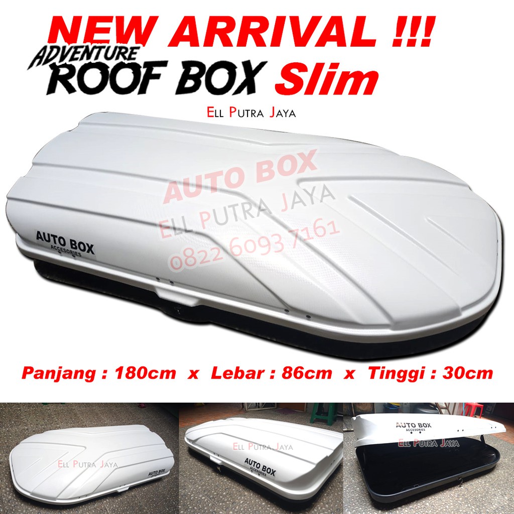 Jual Roof Box Bagasi Atas Mobil 550L Slim Universal Box Only | Shopee ...