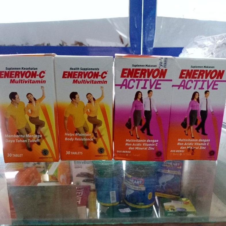Jual Trending Enervon C Isi 30 Tablet 500 Mg Active Dosis Tinggi Untuk ...