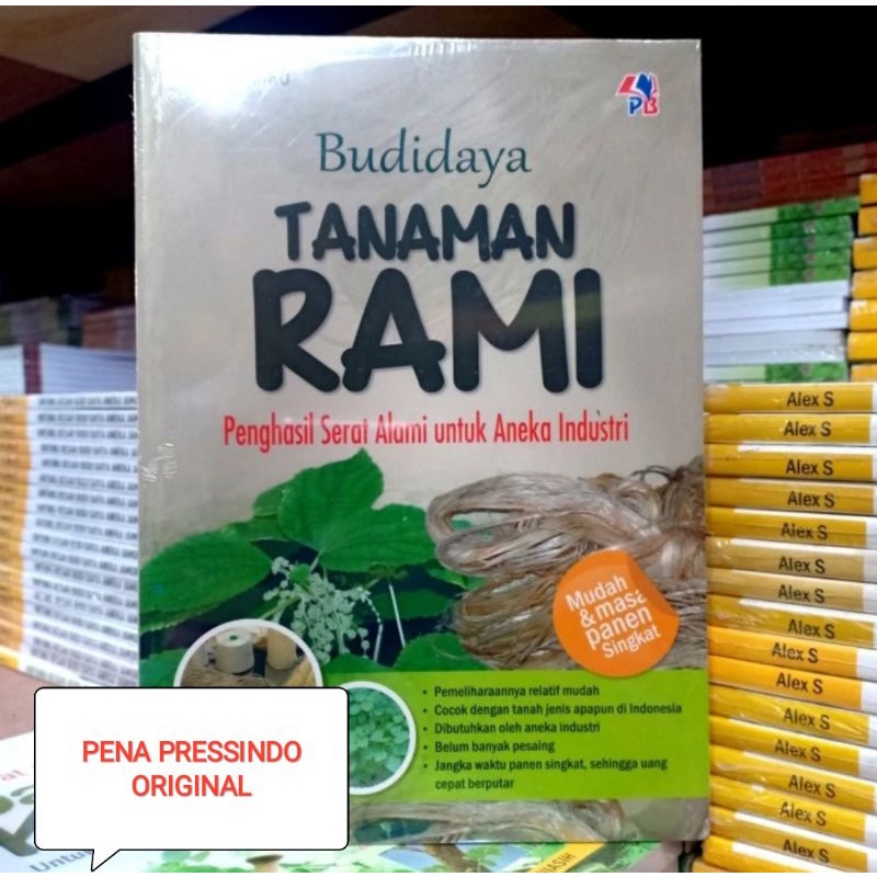 Jual BUKU BUDIDAYA TANAMAN RAMI PENGHASIL SERAT ALAMI UNTUK ANEKA ...