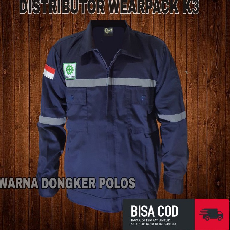 Jual CNCD3536 Wearpack Safety Atasan /Dongker polos/Kemeja Safety/Baju ...