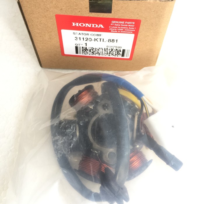Jual Spull Assy Stator Comp Supra Fit ORI AHM 31120KTL881 ORIGINAL ...