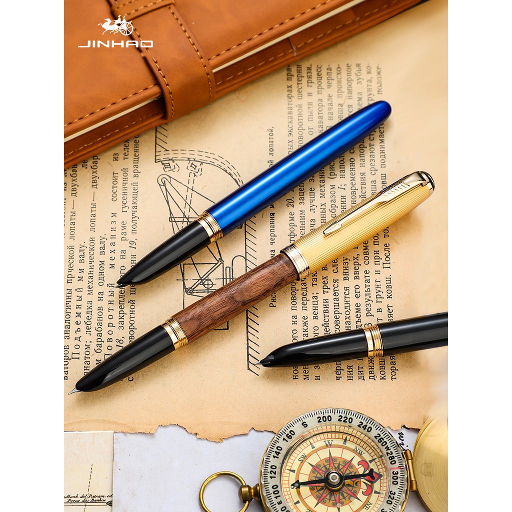 Jual Jinhao 85 Reto Pro Fountain Pen Dengan Klip Emas Untuk Tanda ...