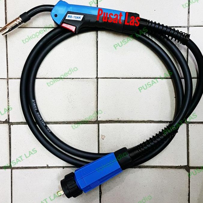 Jual Mig Torch Gun CO MB15 Tang Las CO2 MB-15 MB 15 Panjang 3m 3 m 3 ...