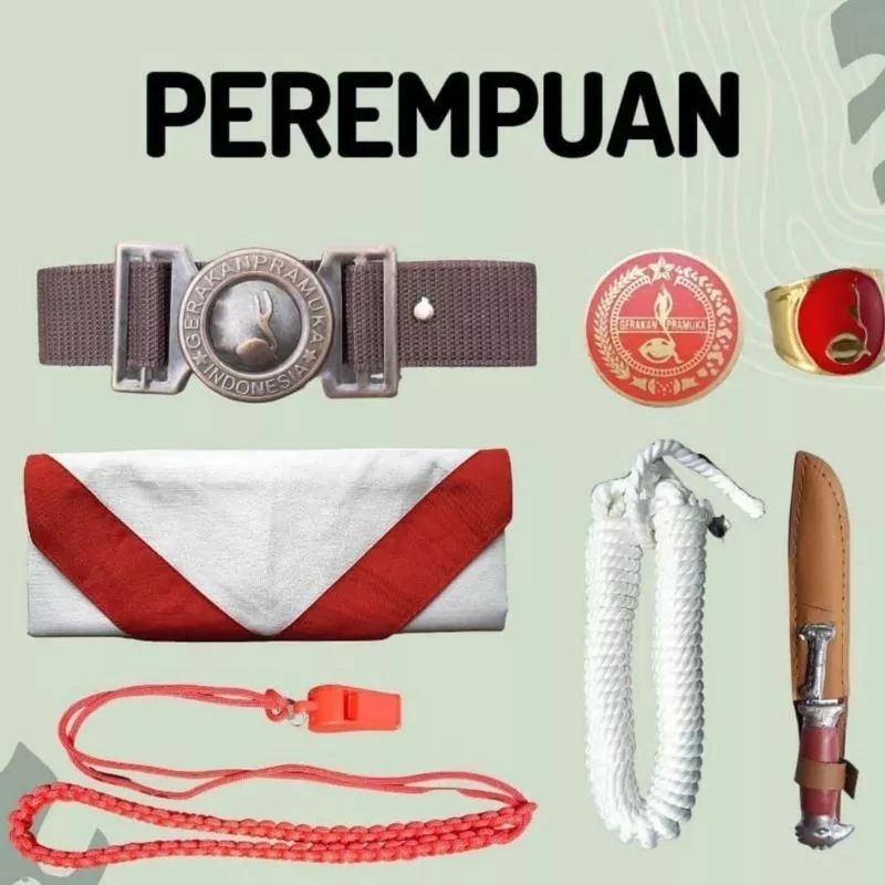 Jual alat set perlengkapan pramuka SD SMP-SMA paket komplit lengkap ...