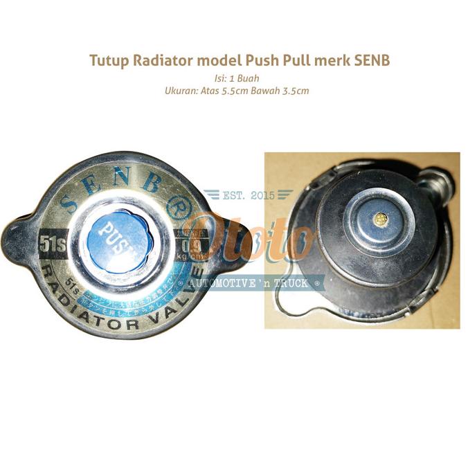 Jual Gratis Ongkir Tutup Air Radiator model push pull merk senb ...