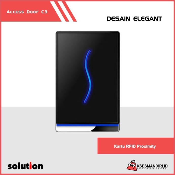 Jual Mesin Absensi Fingerprint Dan Akses Kontrol Pintu Solution C3 Original | Shopee Indonesia