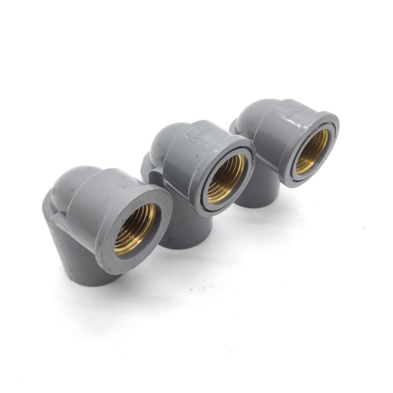 Jual Faucet Knee Knie Drat Kuningan 1/2" 1/2"x3/4" - Sambungan Pipa PVC ...