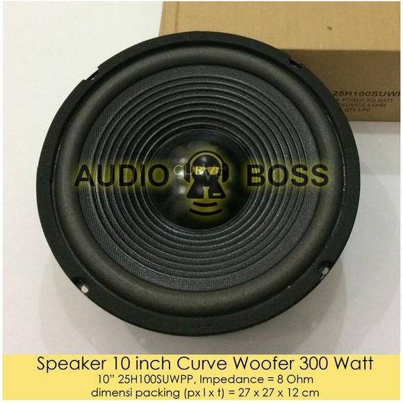 Jual Speaker 10 inch Curve Woofer 300 Watt - Speaker Curve Woofer 300 W 10 inch - Speaker Curve ...