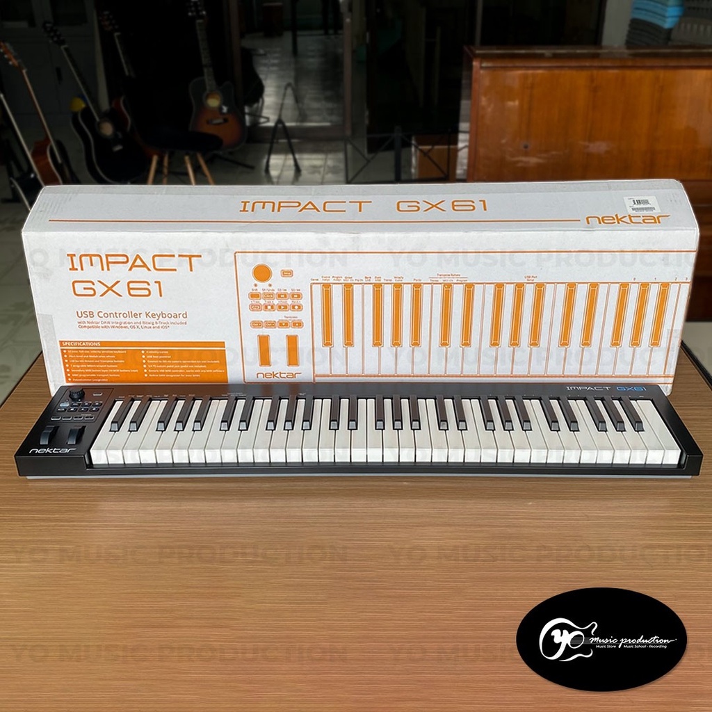 Jual Nektar Impact GX61 GX 61 Keyboard MIDI Controller Original ...