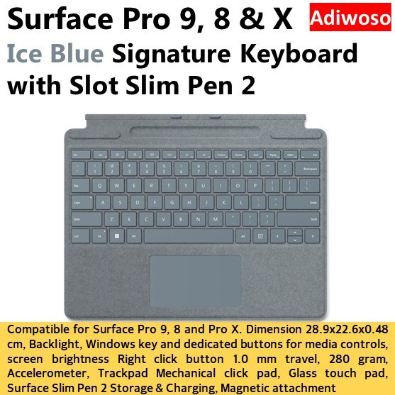 Jual Microsoft Surface Pro 8 Keyboard | Shopee Indonesia
