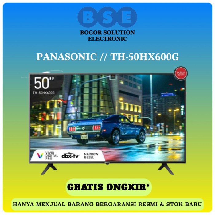 Jual Led Tv Android Panasonic 50" Th-50Hx600G Panasonic Android 50 Inch ...