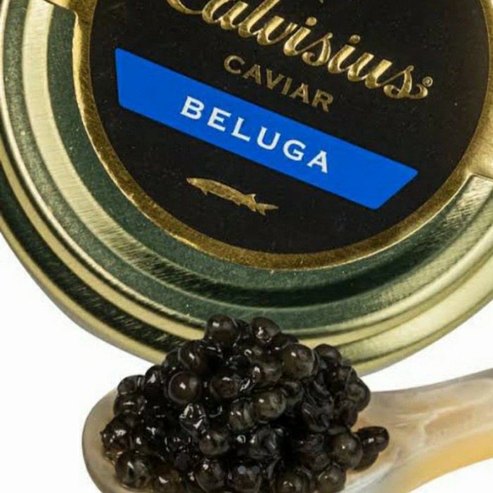 Jual CALVICIUS BELUGA ROYAL CAVIAR - TELUR IKAN 25 GRAM | Shopee Indonesia