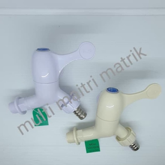 Jual Keran kran air pvc engkol taman New Soligen S3 / kran plastik ...