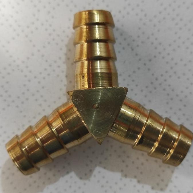 Jual :>:>:>:>] Tee Kuningan ukuran 3/8" Sambungan Model T Selang LPG ...