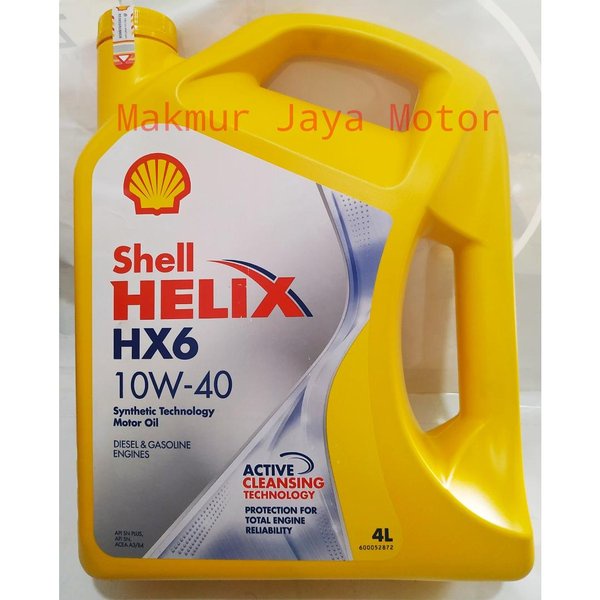 Jual Shell Helix Hx6 10W-40 Premium Multi-Grade Motor Oil 4Liter ...