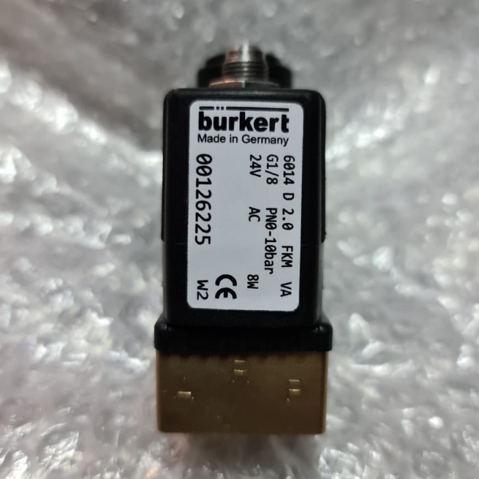 Jual Solenoid Valve Burkert 6014 D 2.0 Fkm Va | Shopee Indonesia