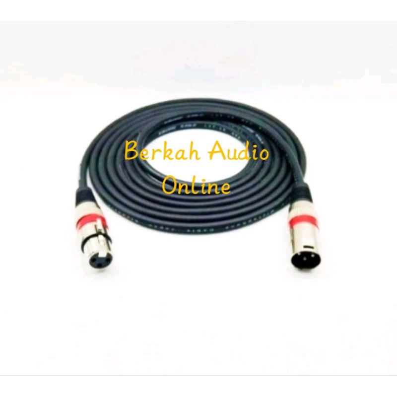 Jual Kabel Mic Canare Standar 5 Meter Jack Canon XLR Male To XLR Female | Shopee Indonesia
