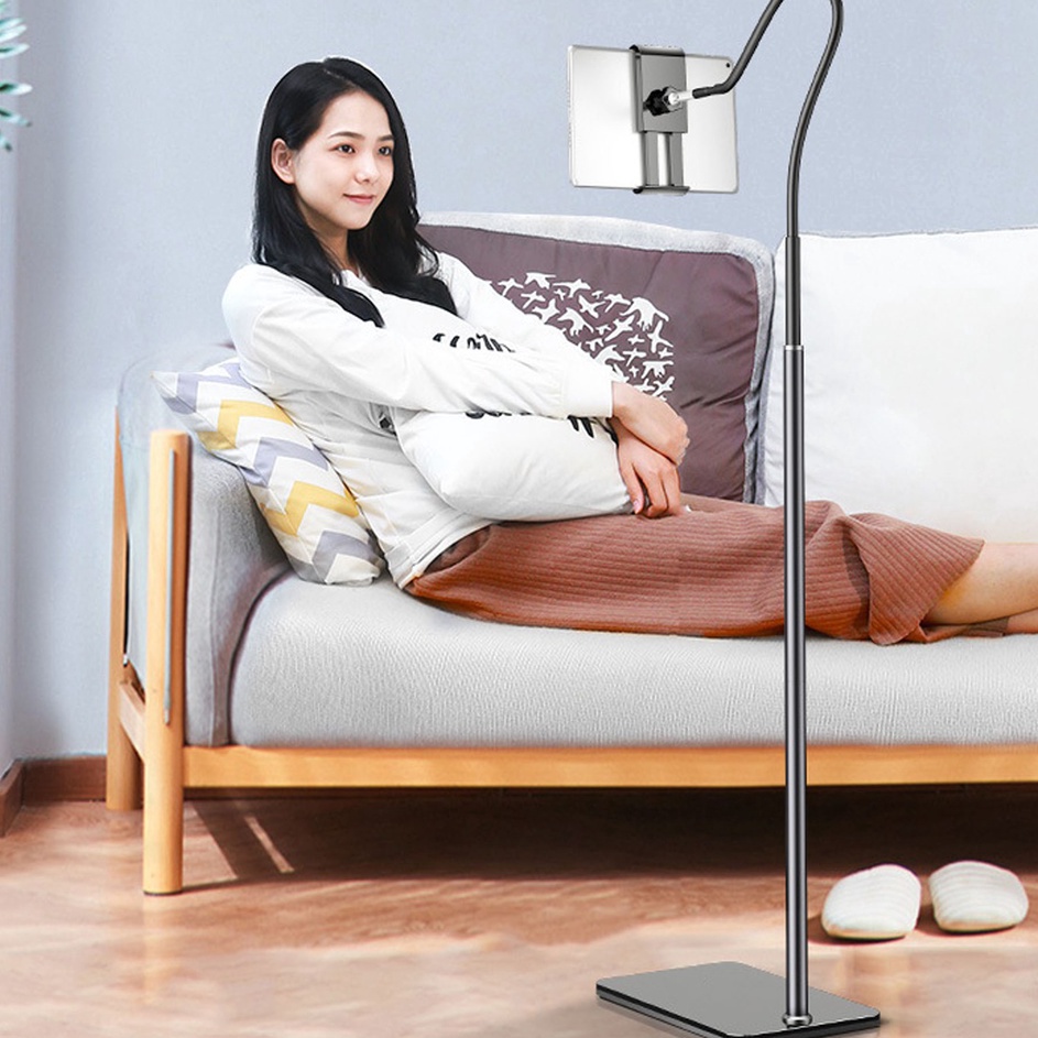 Jual Produk Keren Tiang Besi iPad Stand Penyangga HP Tablet iPad Lantai ...