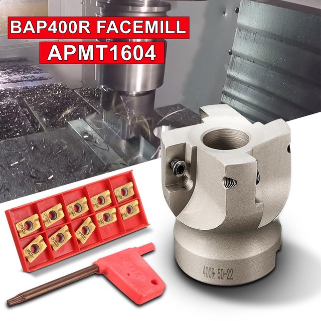 Jual Facemill BAP 400R 50-22-4T Holder Milling 50 Insert APMT 16 BAP ...