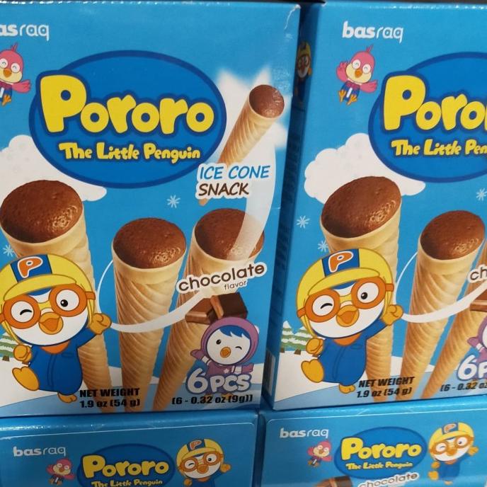 Jual ~ ~ ~ ] Pororo Ice Cone Snack Chocolate 54gr Coklat Shopee Indonesia