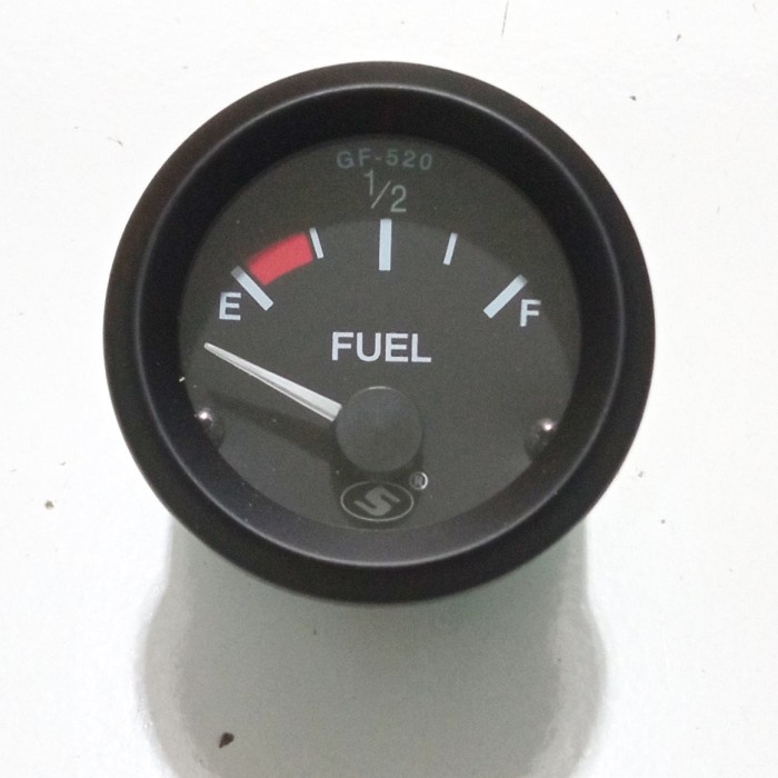 Jual fuel gauge indikator level bahan bakar 12v modifikasi jeep willys ...