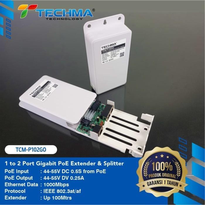 Jual Techma 1 to 2 Aktip PoE Extender & Splitter | Shopee Indonesia