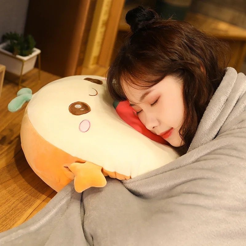 Jual Bantal Boneka Karakter Roti Tangan Hangat Strawberry Rabbit Wortel ...