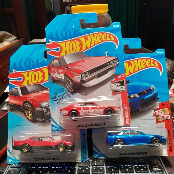 Jual HOTWHEELS NISSAN SKYLINE GTR33, R30, 2000 GTR 3009 | Shopee Indonesia