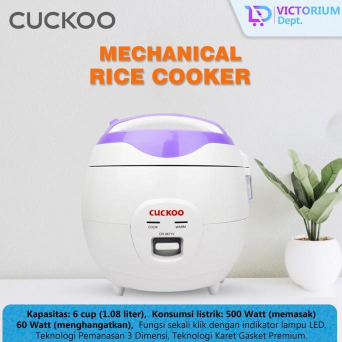 Jual Cuckoo Mechanical Rice Cooker 1 L Cr-0671V No.1 In Korea ...