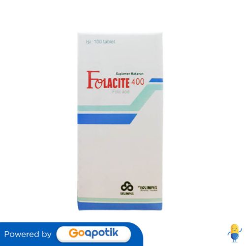Jual FOLACITE 400 BOX 100 TABLET | Shopee Indonesia