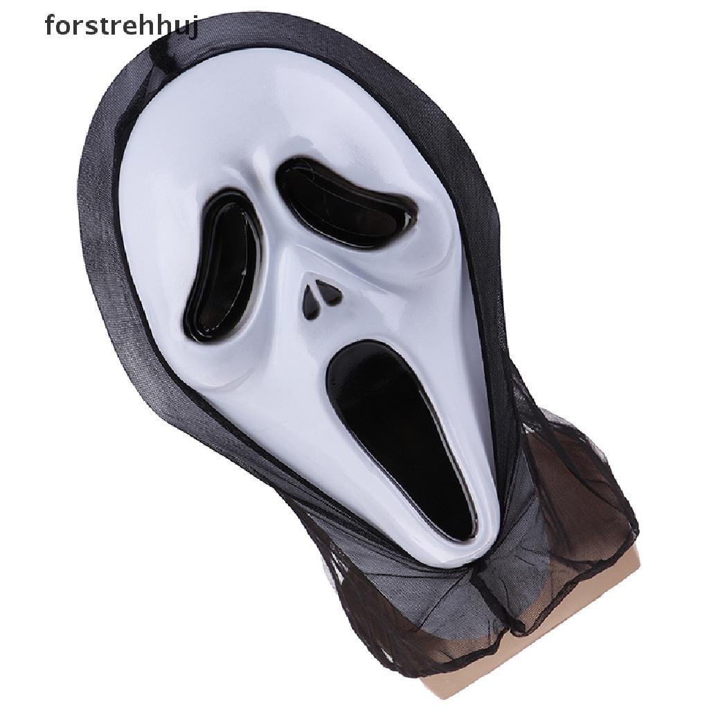 Jual Topeng Scream Ghost Topeng Wajah Gaun Berdarah Mewah Mengerikan ...