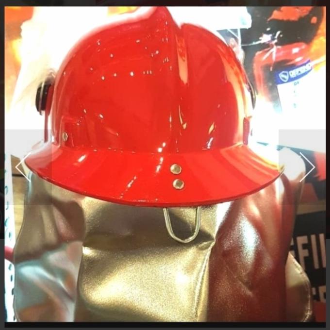 Jual Helm Pemadam Kebakaran Fire Fighter Helmet Safety Helmet | Shopee ...