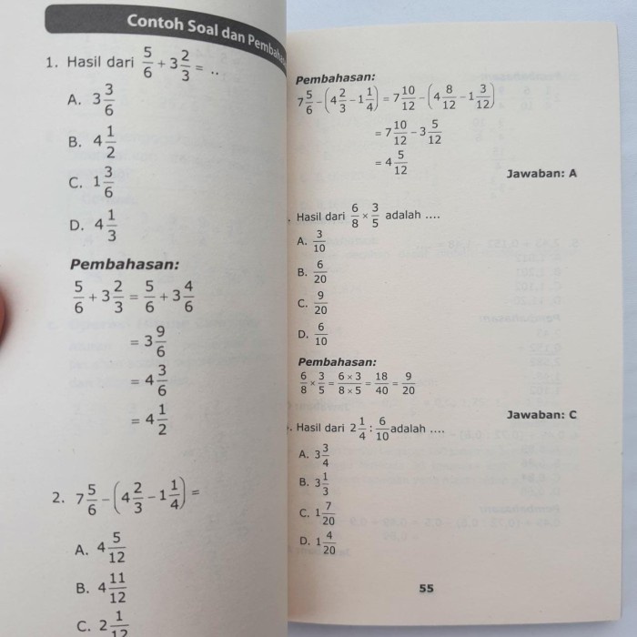 Jual MUST HAVE!! BUKU KUMPULAN RUMUS MATEMATIKA SD MI 4 5 6 SOAL HOTS ...