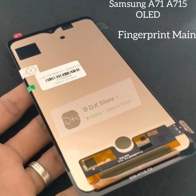 Jual LCD TOUCHSCREEN SAMSUNG GALAXY A71 A715 OLED FINGERPRINT FUNGSI | Shopee Indonesia