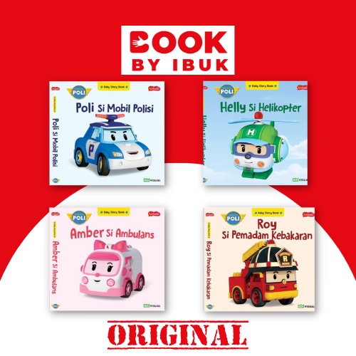 Jual [Funtastic] Board Book Robocar Poli Baby: Helikopter, Mobil Polisi ...