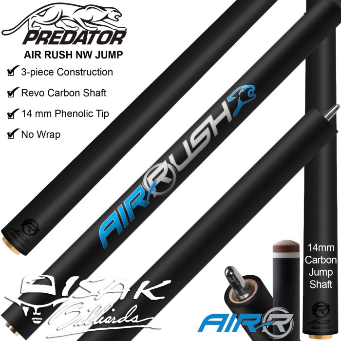 Jual PREDATOR AIR RUSH CARBON JUMP CUE NW - STICK BILLIARD BOLA LONCAT ...