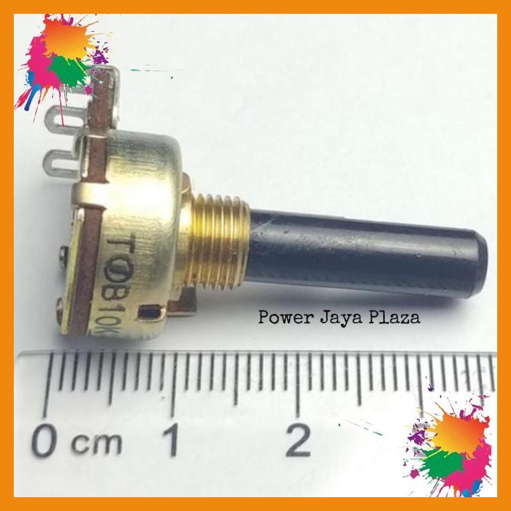 Jual potensio mono b10k potentiometer b 10k ohm tidak berikut mur [pjp ...