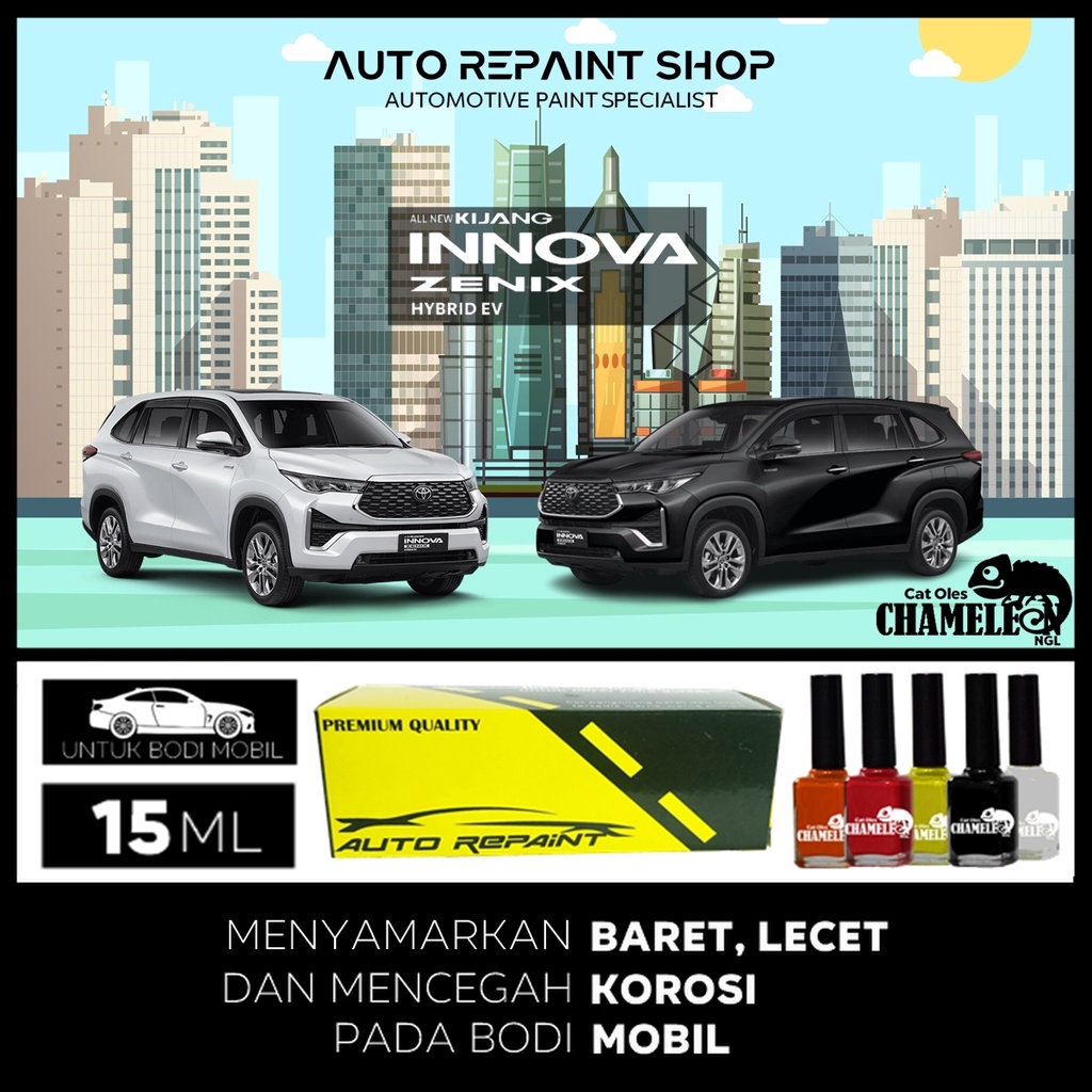 Jual Cat Oles Toyota Kijang Innova Zenix Hybrid Automotive Paint ...