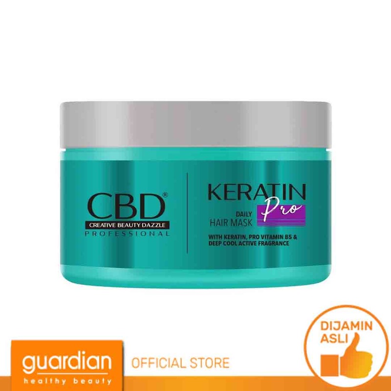 Jual CBD Professional Keratin Pro Daily Use Hair Mask 250Gr | Shopee ...