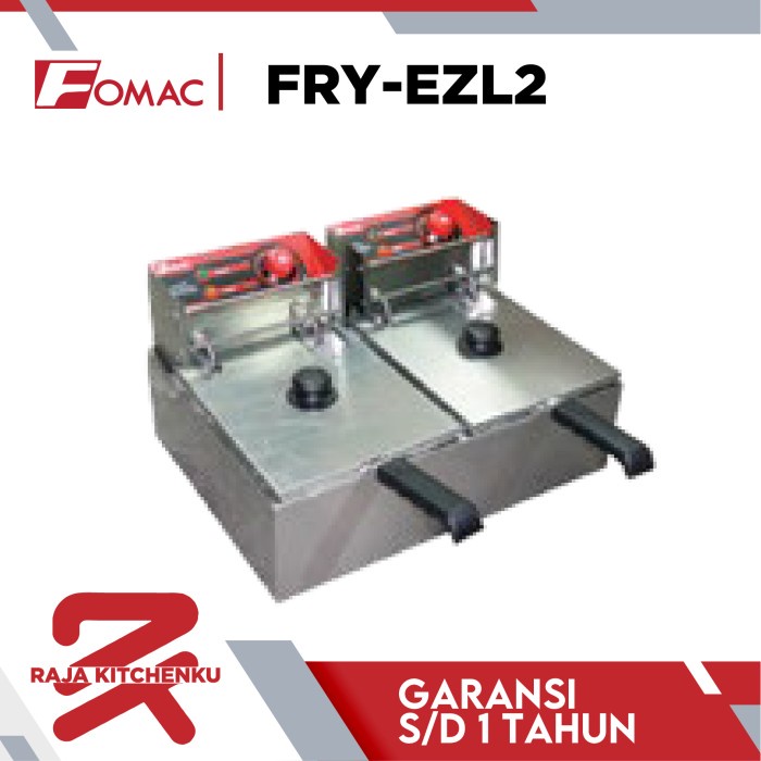 Jual Ori Deep Fryer Listrik Double Tank Fomac Fry-Ezl2 / Mesin ...