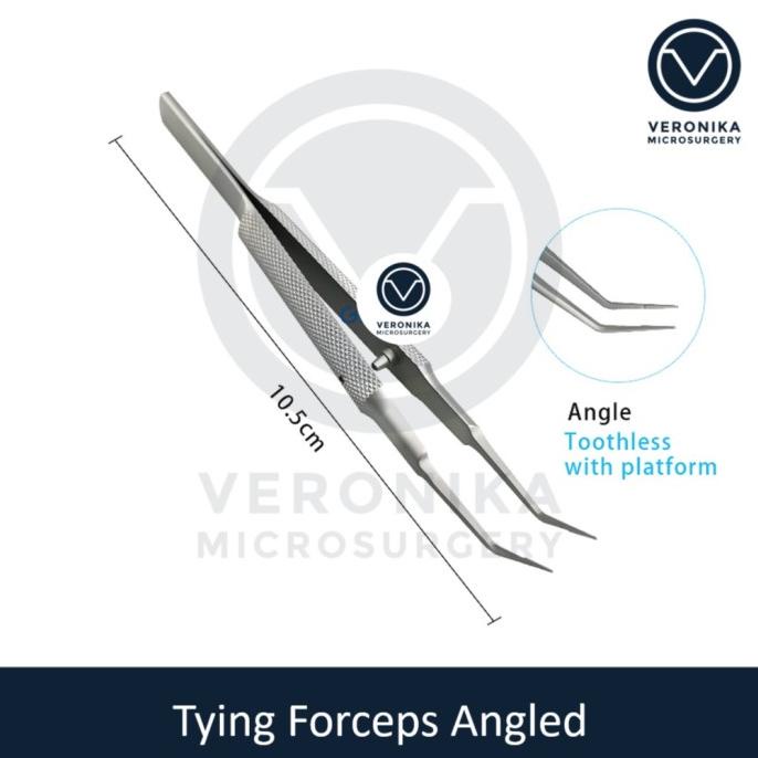 Jual Big Sale Forceps Straight Angled Toothless Microsurgery Stainless ...