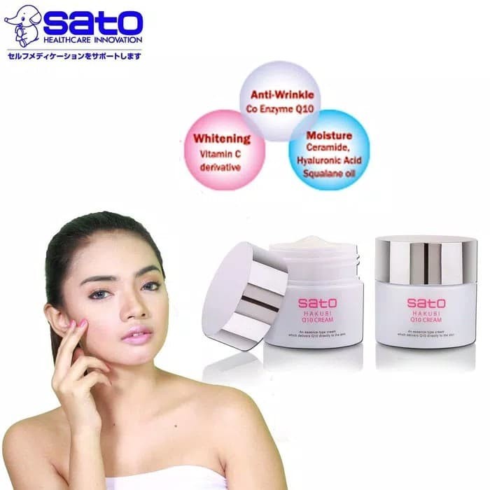 Jual [Original] Hakubi Q10 Cream By Sato Pharmaceutical Made In Japan ...