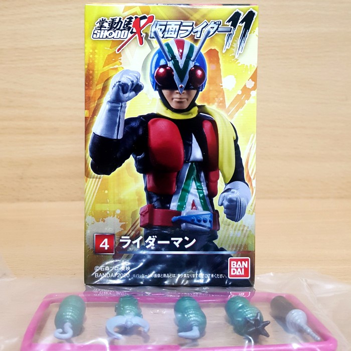 Jual 【COD】 Shodo-X Kamen Rider 11 - Riderman Extra Hand Parts Showa ...
