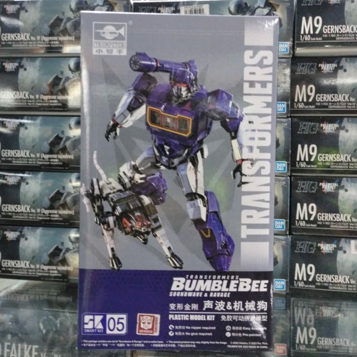 Jual Baru Model Kits 05 Transformers Bumblebee Soundwave Ravage 08112 ...