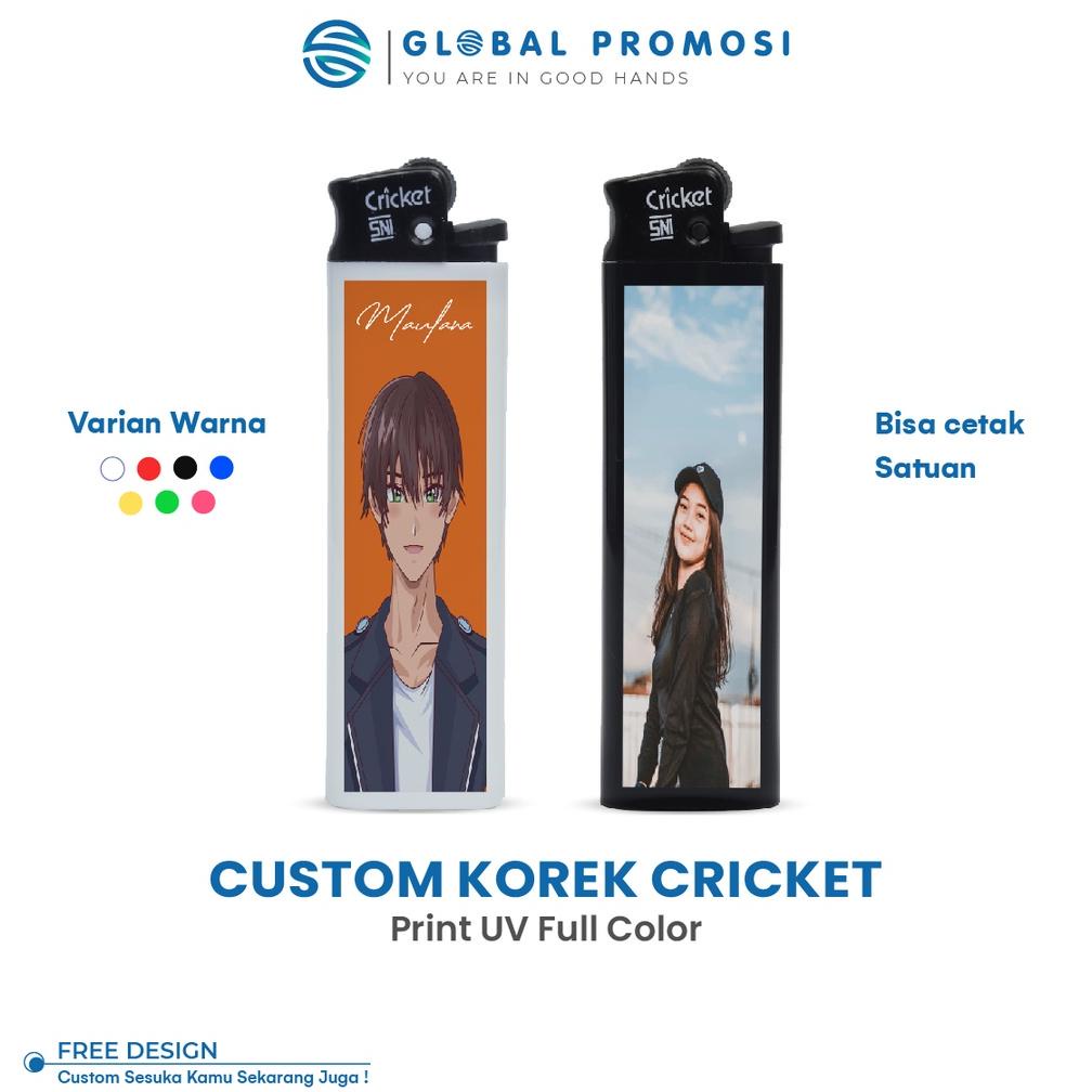 Jual Korek Api Cricket Custom Cetak/Print UV Promosi/Souvenir Full ...