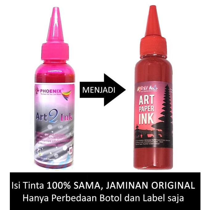 Jual Tinta Art Paper 100 ml - Art Paper ink Grade A Taiwan For Epson ...