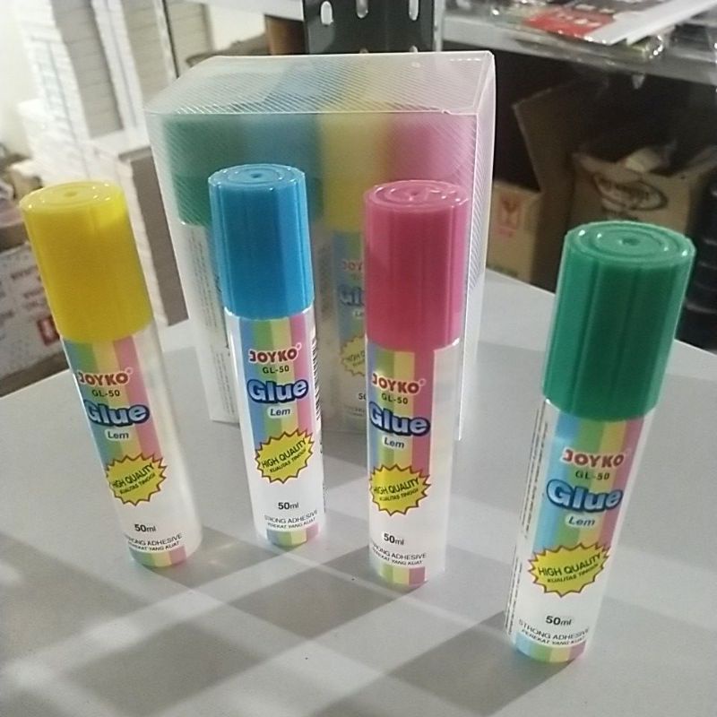 Jual lem cair joyko gl-50 / liquid glue 50 ml | Shopee Indonesia