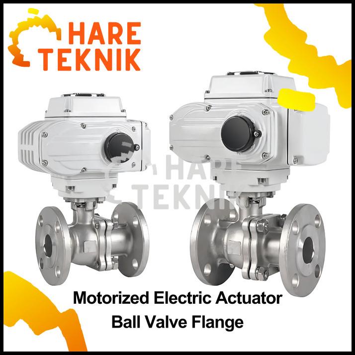 Jual Ball Valve WCB ANSI 150 Motorized Electric Actuator On Off Size 2 Inch | Shopee Indonesia